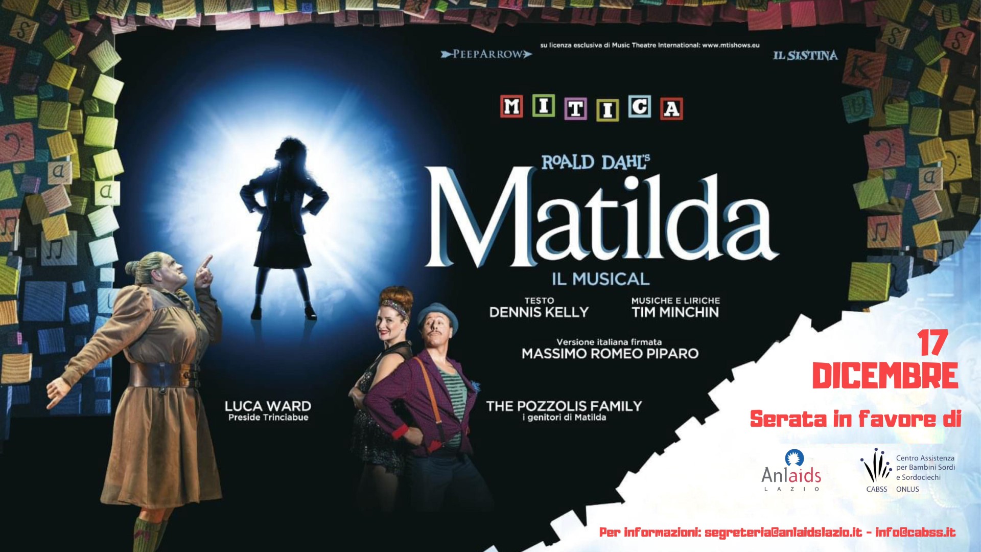 "Matilda" il Musical: Evento di Natale 2023 - Cabss.org